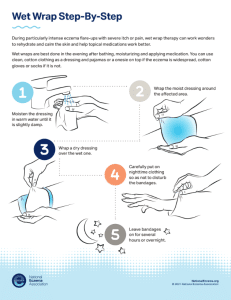 Wet Wrap Step-by-Step - Renaissance Dermatology and Aesthetics